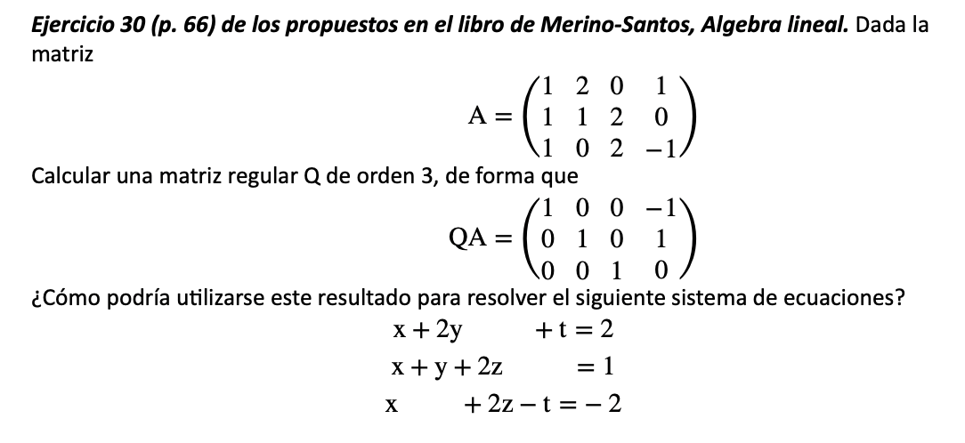 Matrices elementales