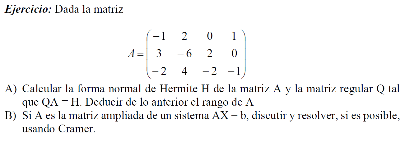 Matrices elementales