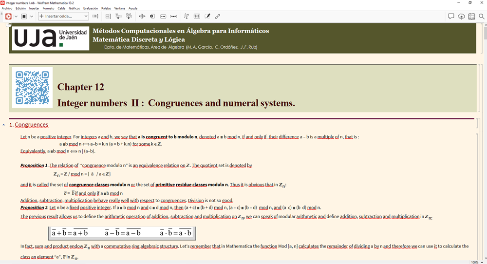 Integer numbers II: Congruences and numeral systems